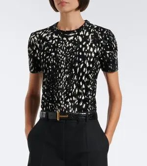 TOM FORD Jacquard Velvet T-shirt