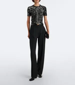 TOM FORD Jacquard Velvet T-shirt