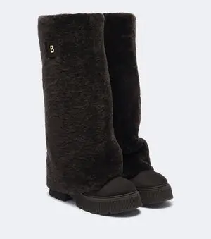 Bogner Turin Shearling Knee-high Boots - Brown