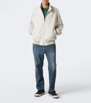 A.PRESSE Silk And Cotton Gabardine Jacket