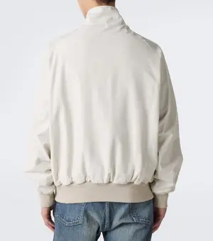 A.PRESSE Silk And Cotton Gabardine Jacket