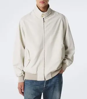 A.PRESSE Silk And Cotton Gabardine Jacket