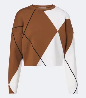 Max Mara Argyle Virgin Wool Sweater - Multicoloured