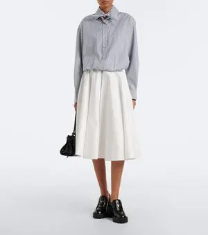 Prada Leather Platform Loafers