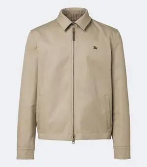 Burberry Reversible Cotton Gabardine Blouson Ajcket - Beige