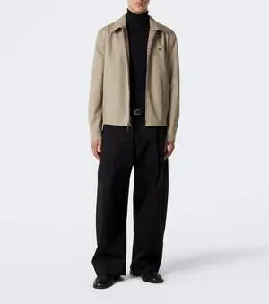 Burberry Reversible Cotton Gabardine Blouson Ajcket