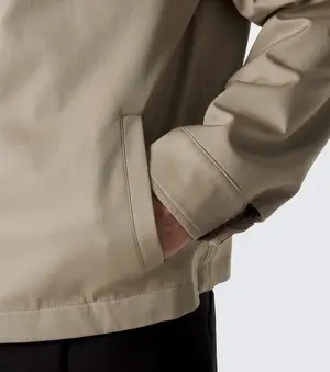 Burberry Reversible Cotton Gabardine Blouson Ajcket