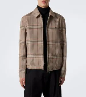Burberry Reversible Cotton Gabardine Blouson Ajcket