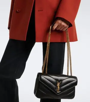 Saint Laurent Loulou Matelassé Leather Shoulder Bag