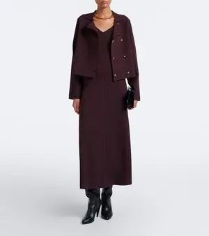JOSEPH Helius Jersey Midi Skirt
