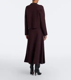 JOSEPH Helius Jersey Midi Skirt