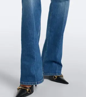 Gucci Mid-rise Flared Jeans