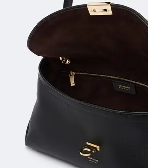 FERRAGAMO Sophia Medium Leather Shoulder Bag