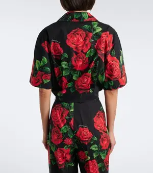 Dolce & Gabbana Floral Cotton Shirt