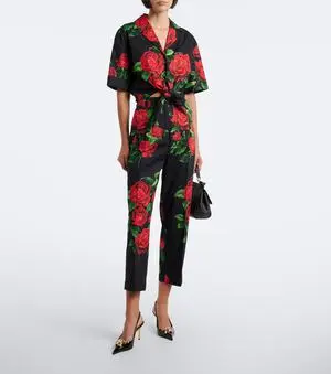 Dolce & Gabbana Floral Cotton Shirt