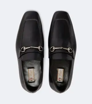 Gucci Ragazzo Horsebit Leather Loafers