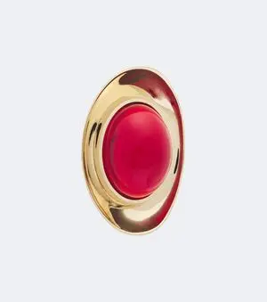 Givenchy Sculpted Gem Embellished Stud Earrings