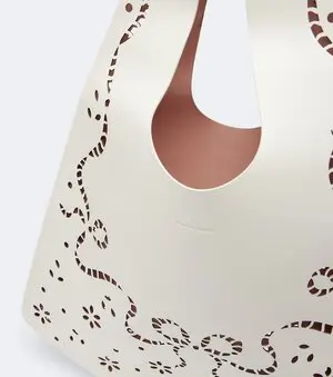 Simone Rocha Laser-cut Leather Shopper