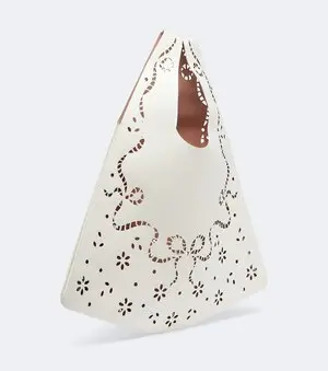 Simone Rocha Laser-cut Leather Shopper