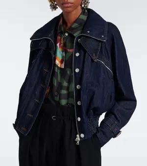 Dries Van Noten Denim Blouson Jacket