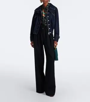 Dries Van Noten Denim Blouson Jacket