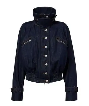 Dries Van Noten Denim Blouson Jacket - Blue