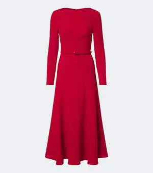 Roland Mouret Wool Crêpe Cocktail Dress - Red