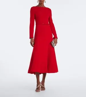 Roland Mouret Wool Crêpe Cocktail Dress