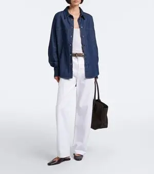 DEMELLIER New York Medium Suede Tote Bag