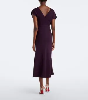 Roland Mouret Embellished Cady Cocktail Dress