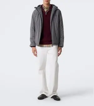 Burberry Hooded Padded Technical Jacket