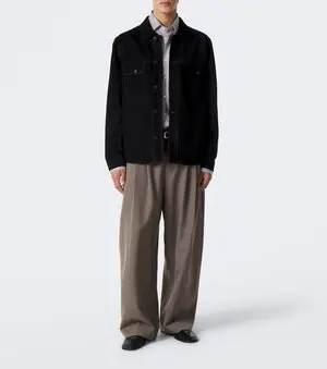 Sunspel Suede Overshirt