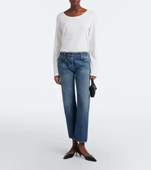 THE ROW Sally Small Leather Top-handle Bag - Black