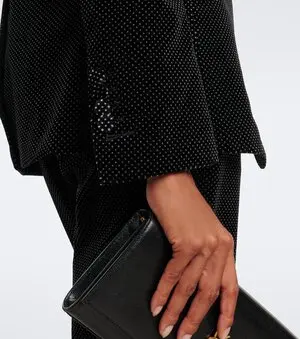 TOM FORD Polka-dot Cotton Velvet Blazer