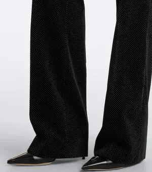 TOM FORD Polka-dot Cotton Velvet Straight Pants