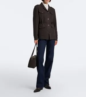 DEMELLIER Stockholm Suede Shoulder Bag