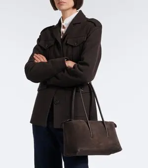 DEMELLIER Stockholm Suede Shoulder Bag
