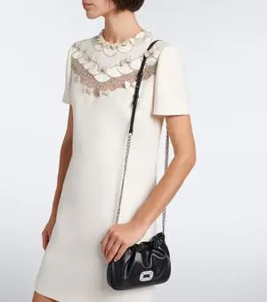 ROGER VIVIER Pilgrim Micro Leather Shoulder Bag