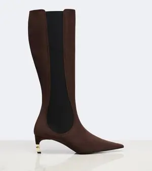 Gucci Eva Suede Knee-high Boots