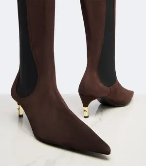 Gucci Eva Suede Knee-high Boots