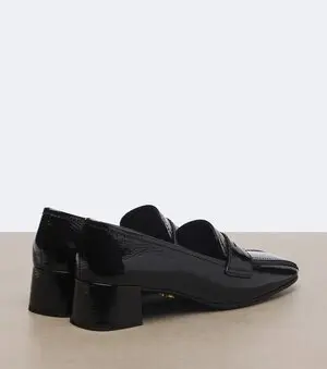 Prada Patent Leather Loafer Pumps
