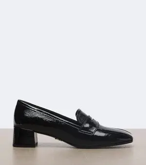 Prada Patent Leather Loafer Pumps