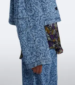 Dries Van Noten Floral Denim Jacket