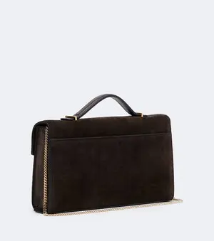DEMELLIER Vancouver Suede Clutch