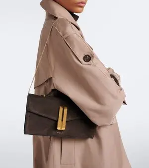 DEMELLIER Vancouver Suede Clutch