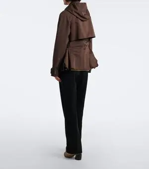 Loewe Paneled Wool Wide-leg Pants