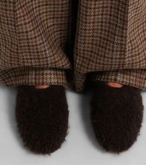 Gabriela Hearst Emperor Shearling Ballet Flats - Brown