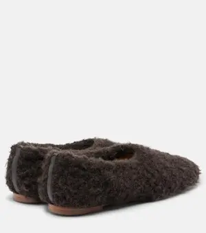 Gabriela Hearst Emperor Shearling Ballet Flats - Brown