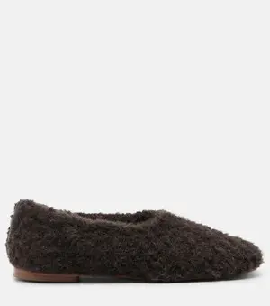 Gabriela Hearst Emperor Shearling Ballet Flats - Brown