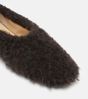 Gabriela Hearst Emperor Shearling Ballet Flats - Brown